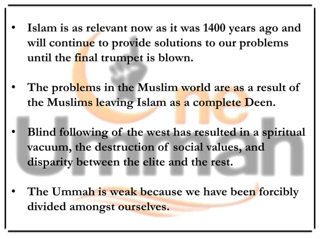 One Ummah | PPT