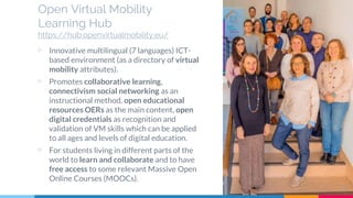 Evaluation of the Virtual Mobility Learning Hub | PPTX
