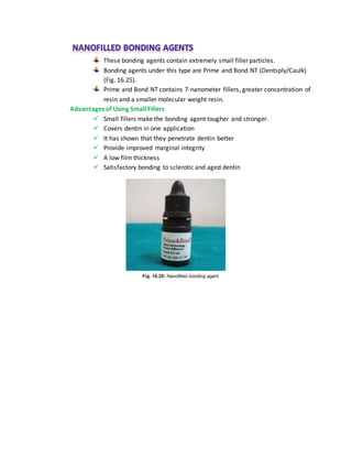 Bonding to Enamel and Dentin Bonding to Enamel and Dentin | DOCX