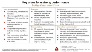 Final Oral Task_Student guide.pdf-Course ingles | PDF