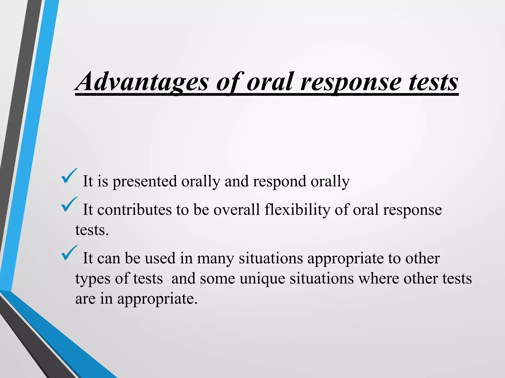 oral test | PPT