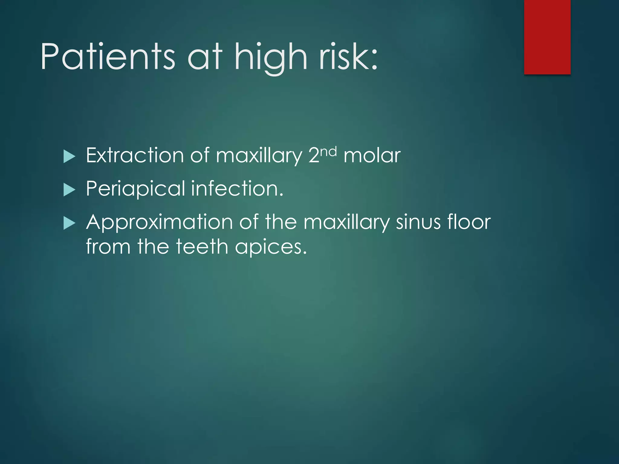Oroantral Communication and Fistula | PPTX