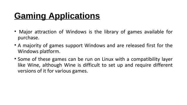 Windows V/S Linux OS - Comparison
