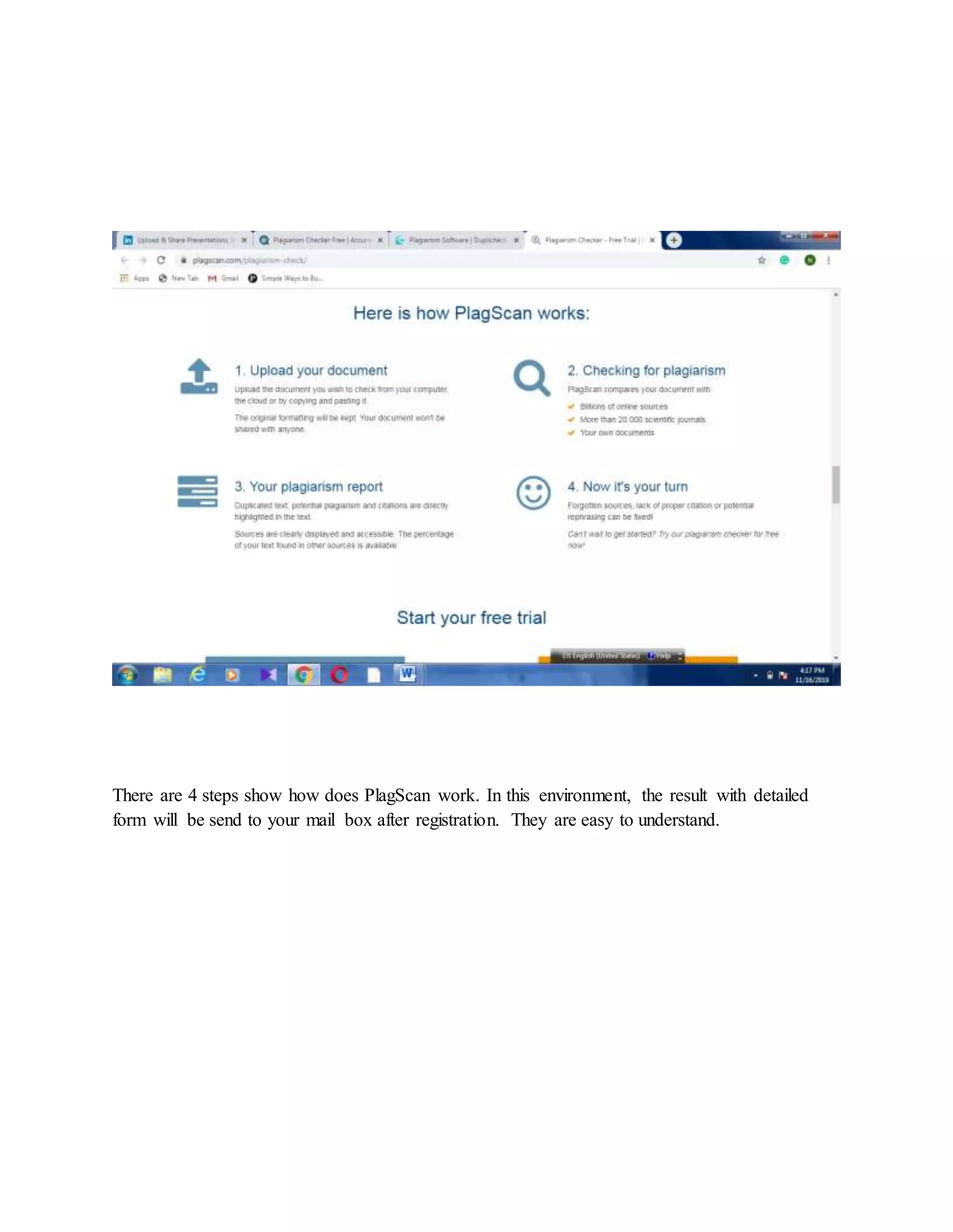 plagiarism checker | DOCX
