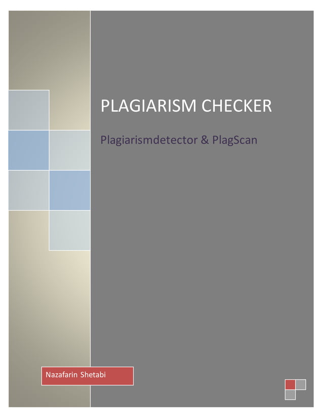 plagiarism checker | DOCX | Technology & Computing