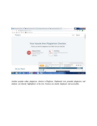 plagiarism checker | DOCX