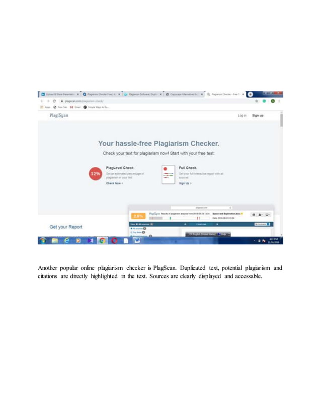 plagiarism checker | DOCX | Technology & Computing