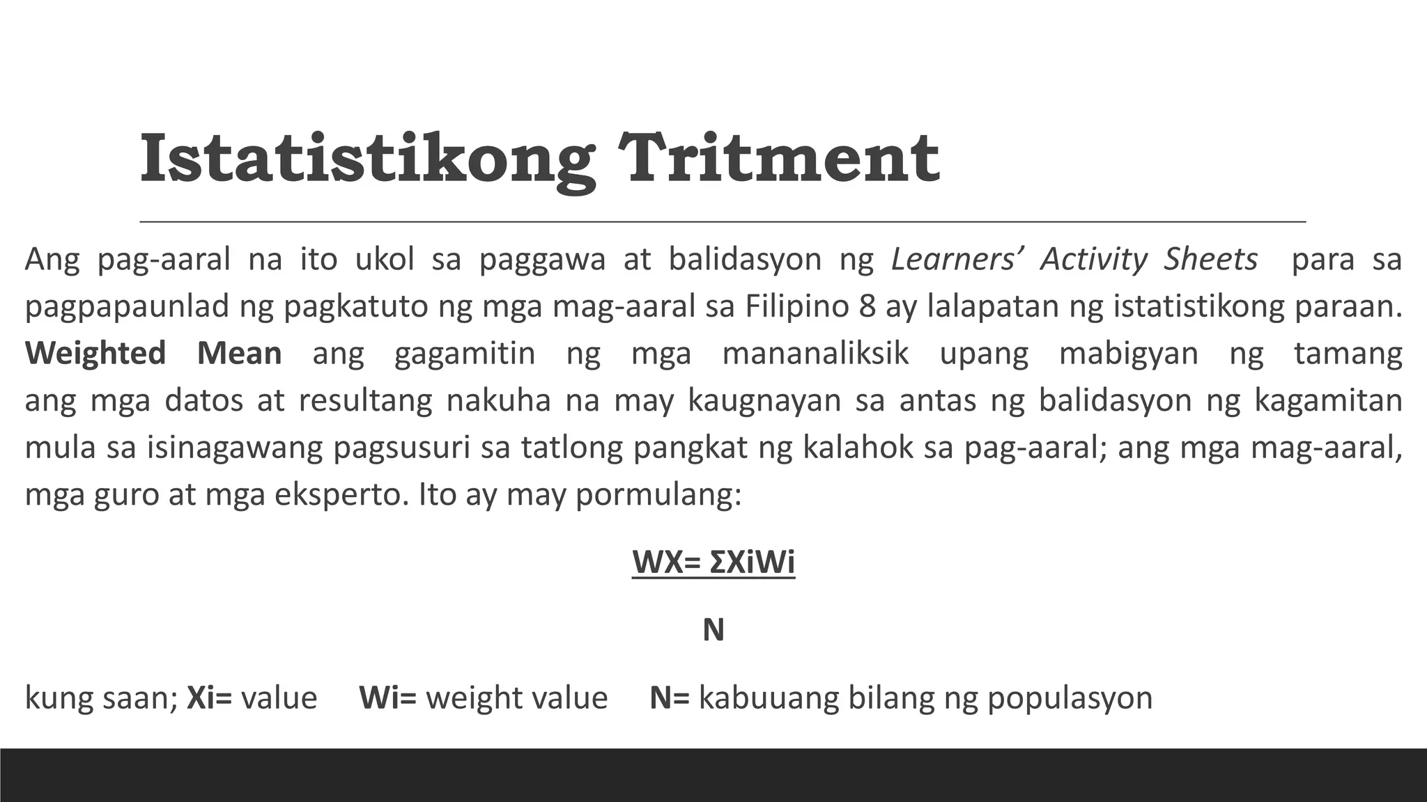 LEARNERS' ACTIVITY SHEETS (LAS) FILIPINO | PPTX