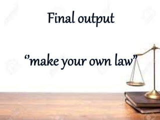 Final output politics | PPT