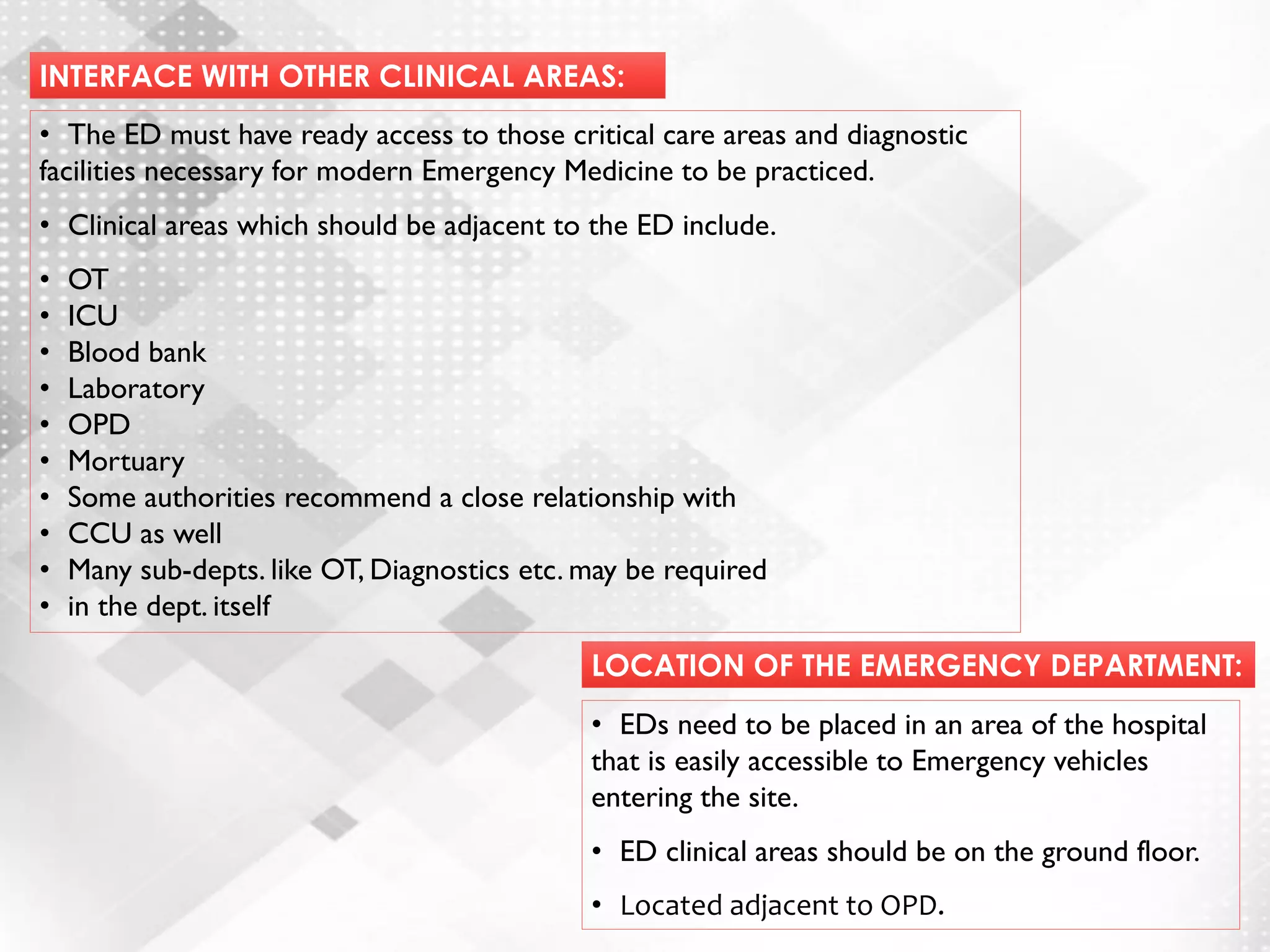 literature study for EMERGENCY DEPARTMENT in hospital | PDF