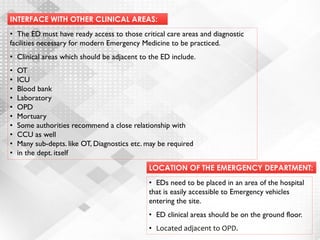 literature study for EMERGENCY DEPARTMENT in hospital | PDF