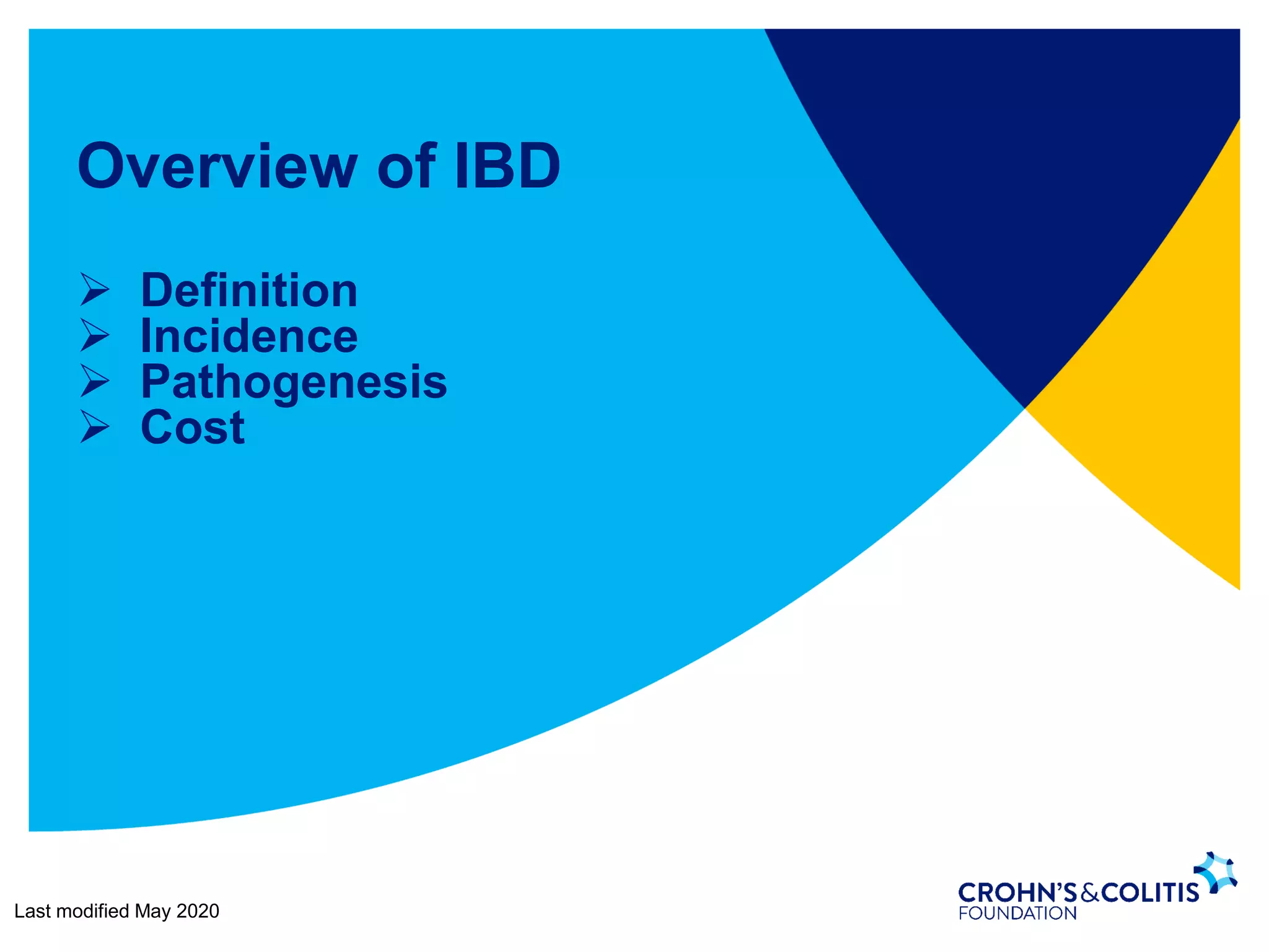 Overview of IBD for Healthcare Professionals | PDF