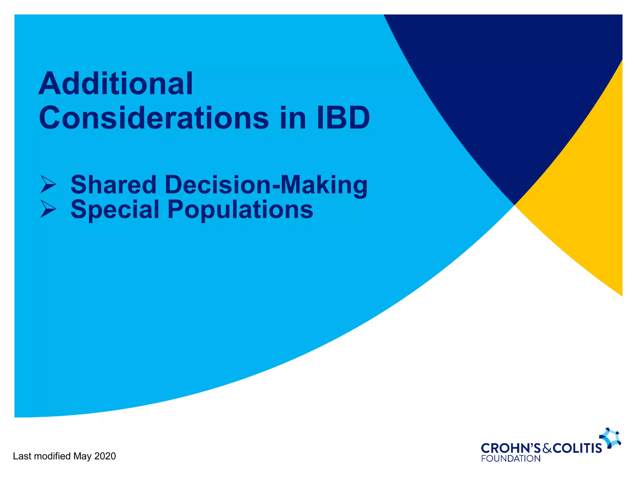 Overview of IBD for Healthcare Professionals | PDF