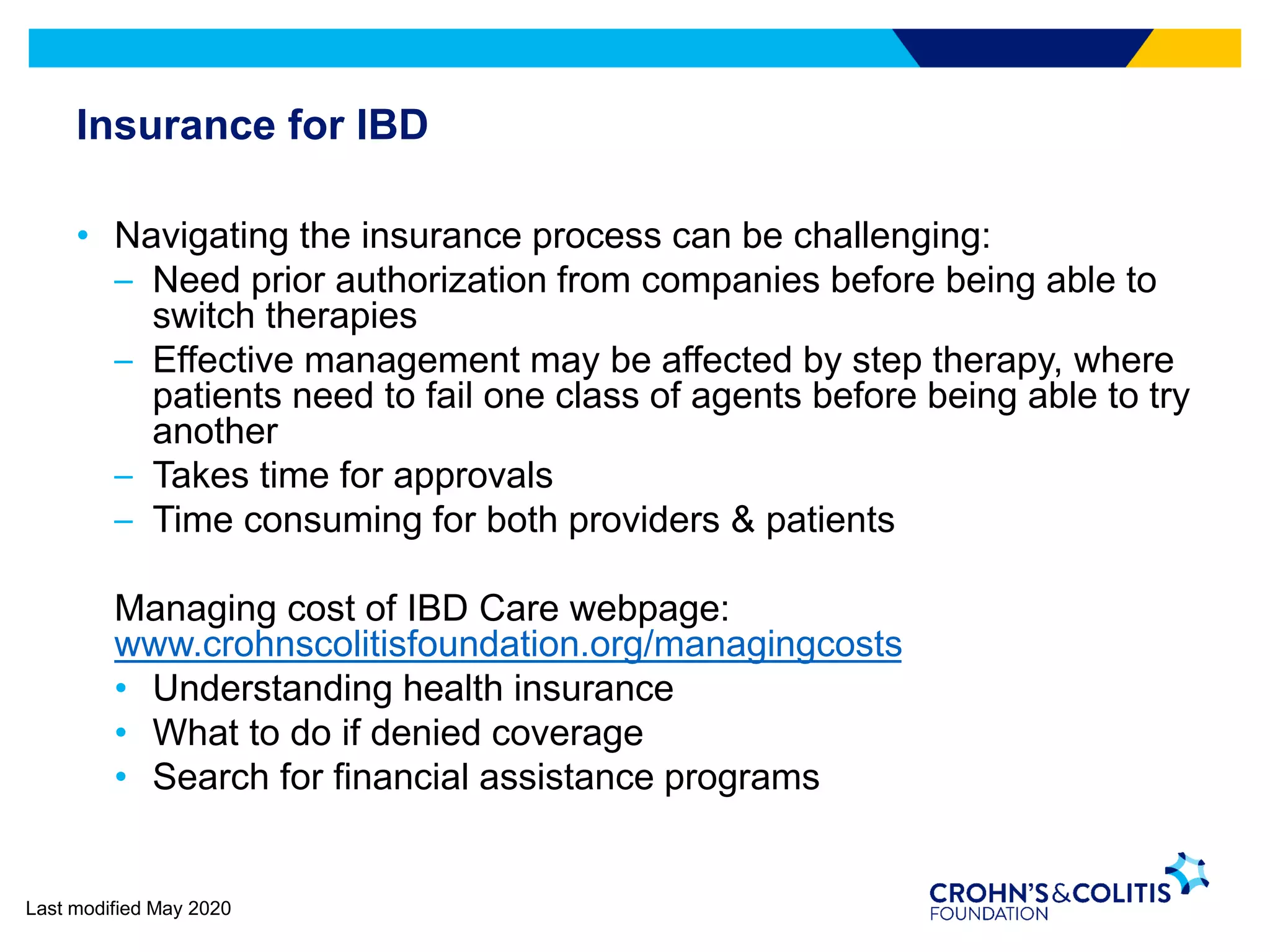 Overview of IBD for Healthcare Professionals | PDF
