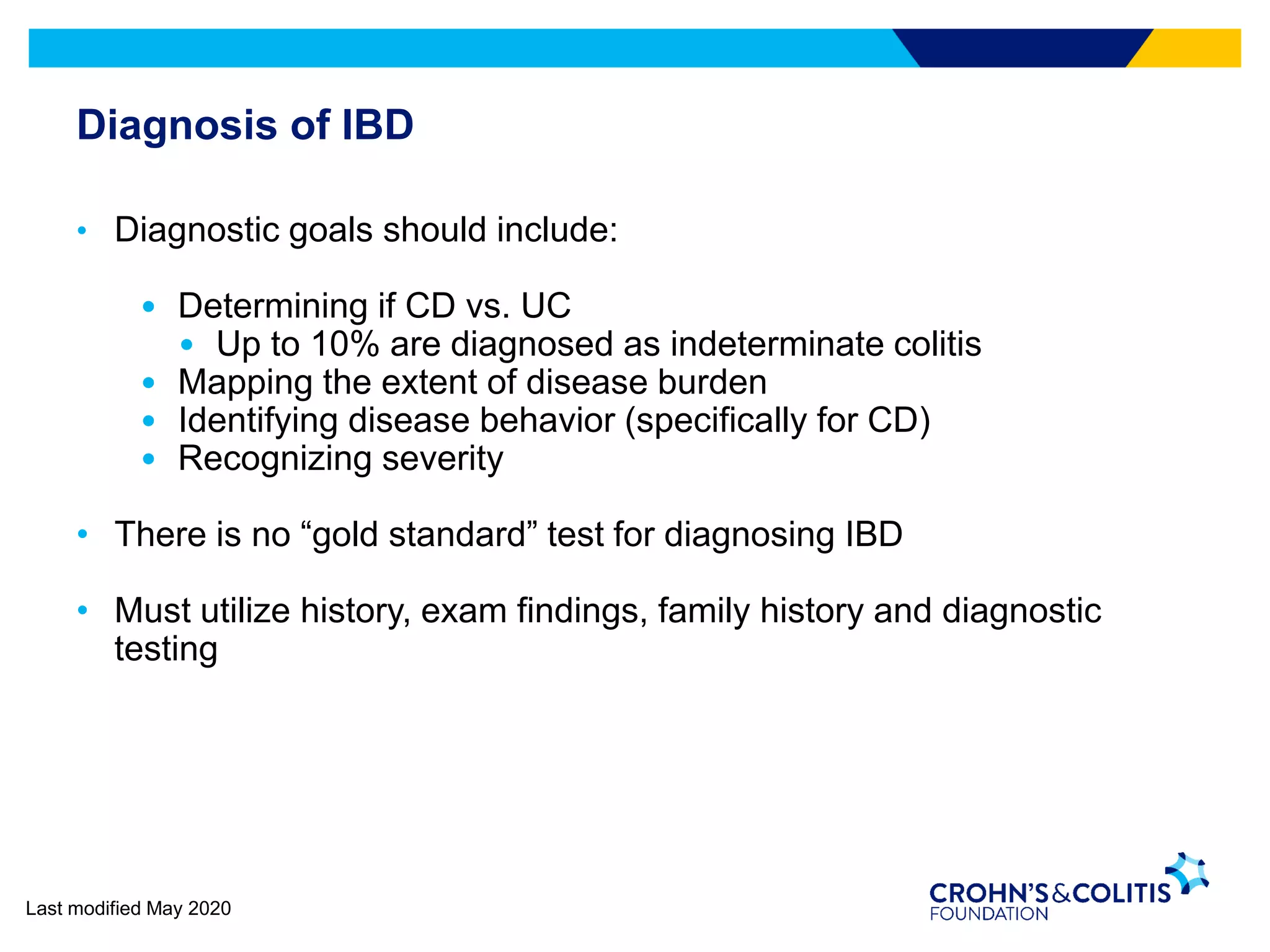 Overview of IBD for Healthcare Professionals | PDF