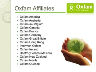 Nonprofit Communication Plan: Oxfam International | PPTX