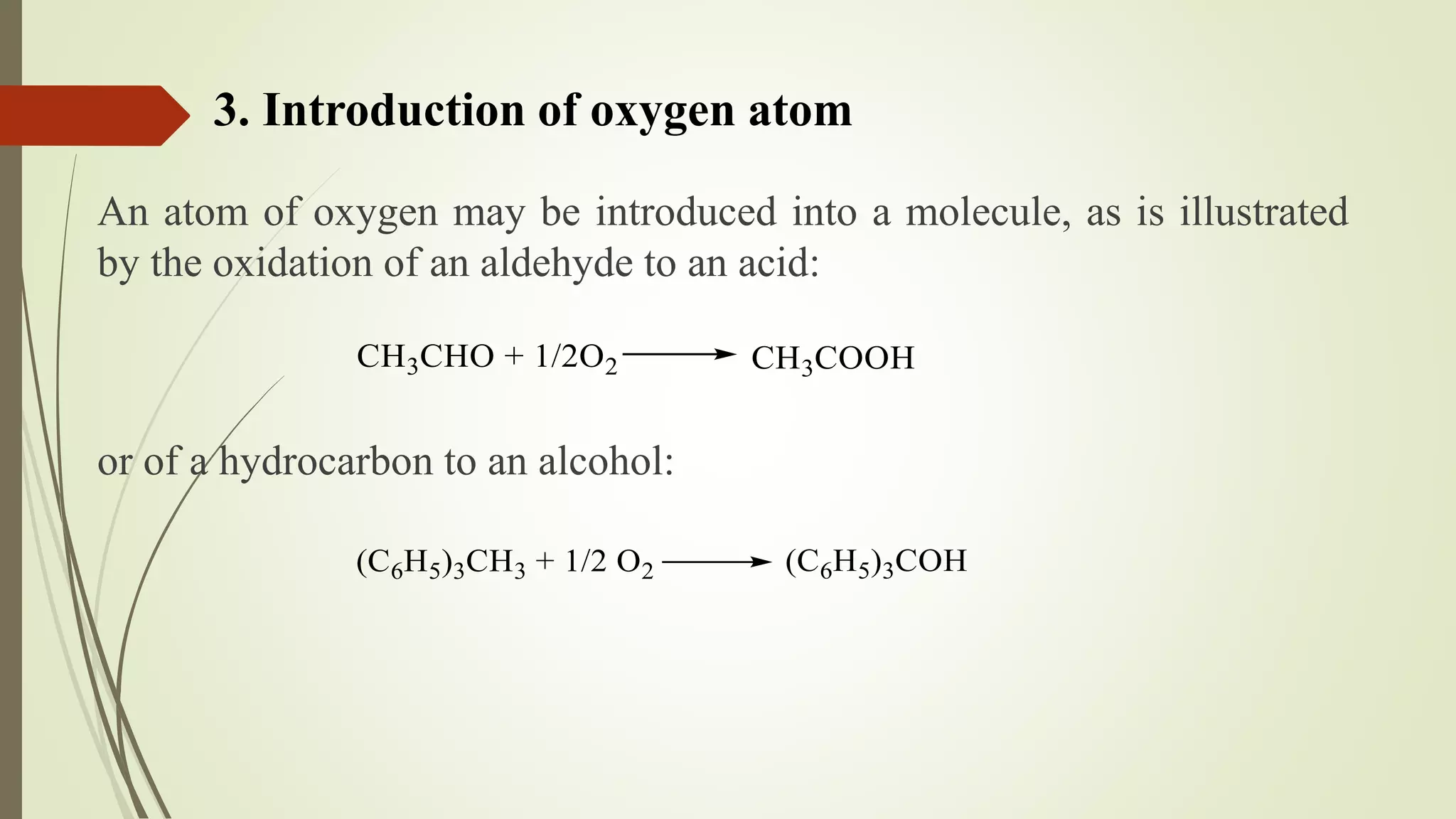 Oxidation (Unit Process-1) Pharmaceutical Process Chemistry | PPTX
