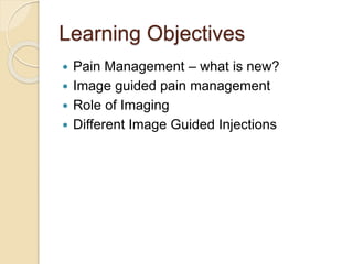 Radiological Pain Management by Dr. Tariqul Islam | PPTX