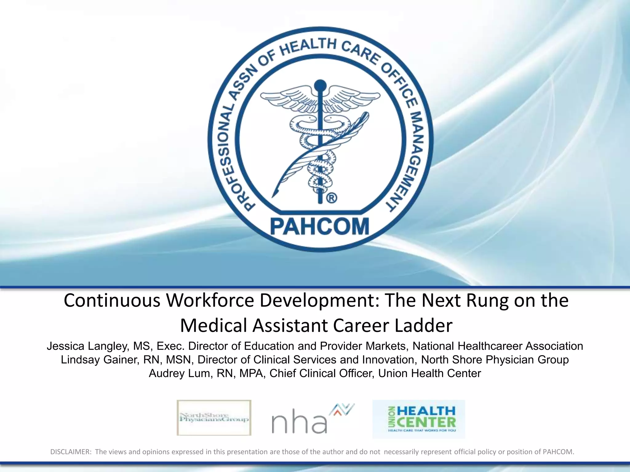 Continuous Workforce Development: The Next Rung on the Medical ...
