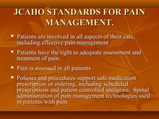 Pain Management in Healthcare - physiology and implications | PPT