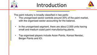 Paint Industry : A Glimpse | PPTX