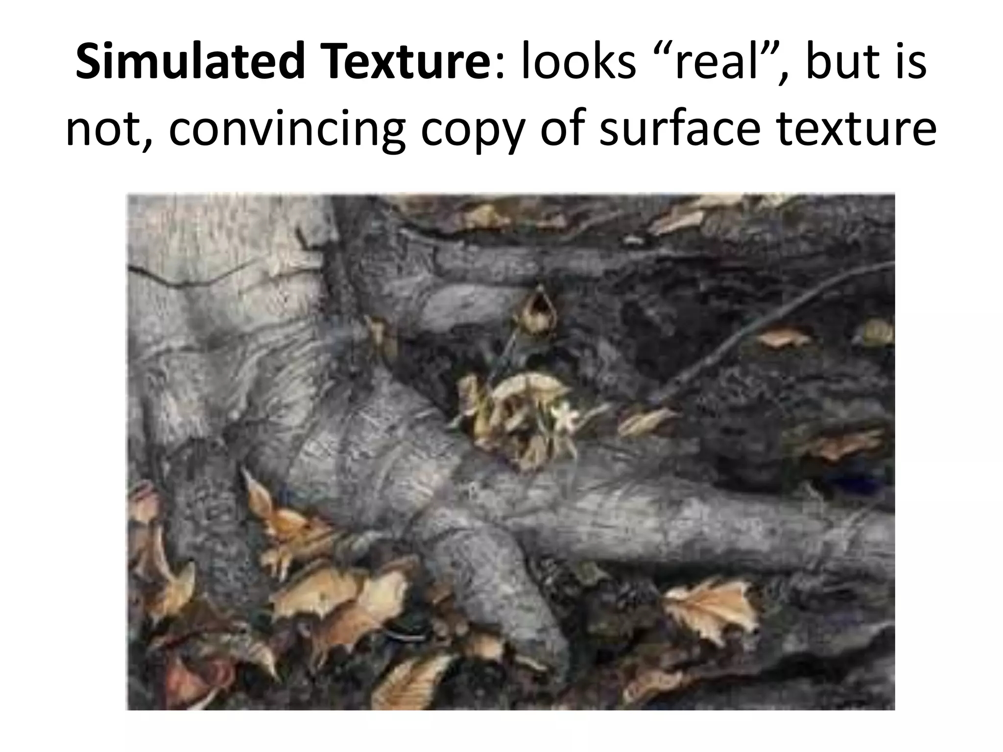 Final painting project texture assemblage | PPT