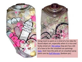 Final painting project texture assemblage | PPT