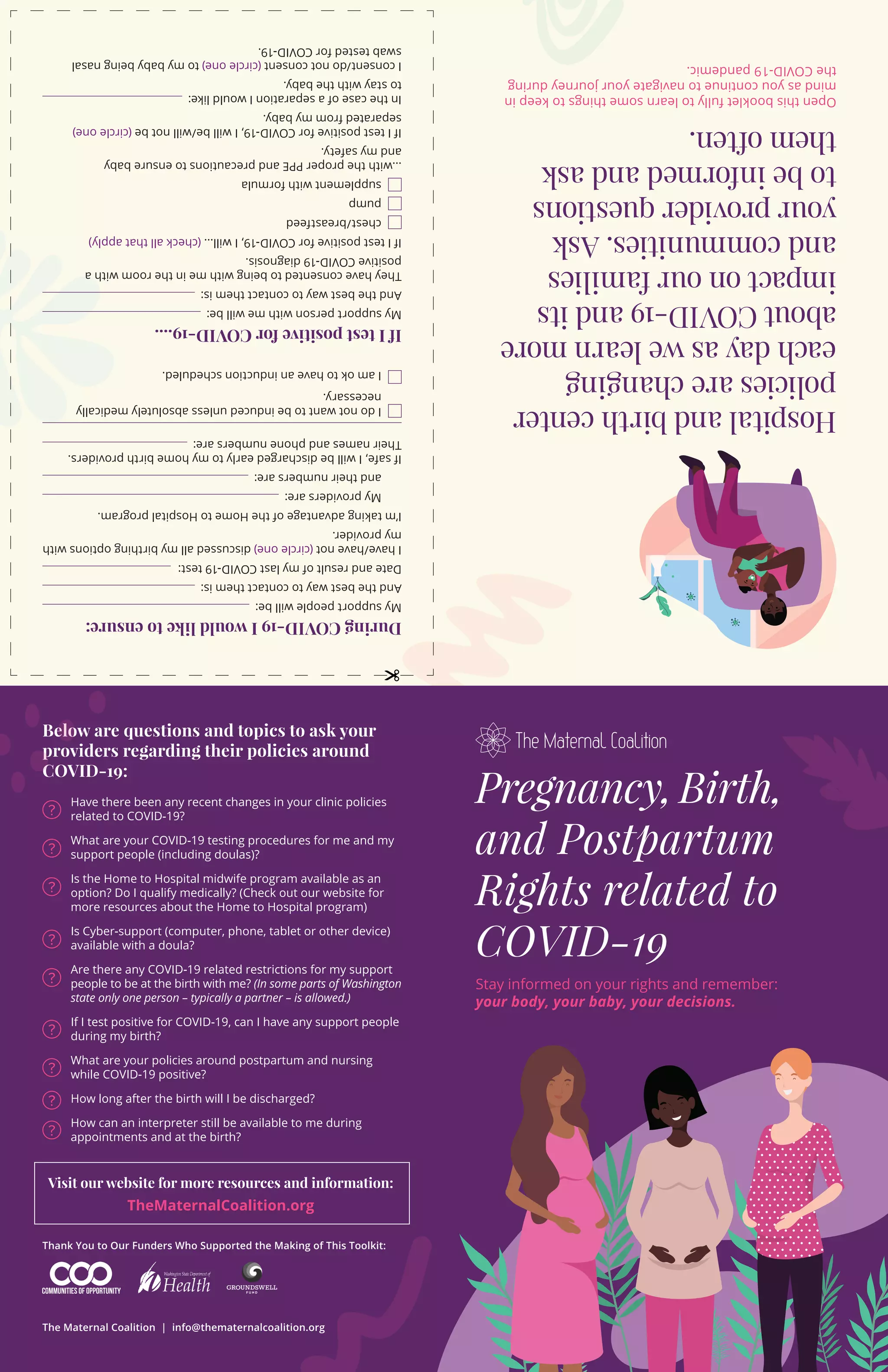 Final pamphlet mc birth rights_covid19_onepager | PDF