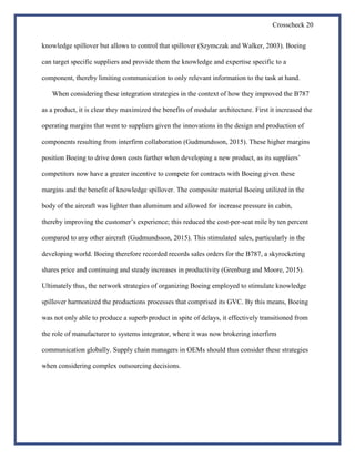 Crosscheck: Intergation Methods, Supply Chain Management and the Boeing ...