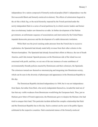 Beyond Borders: The Diverging Economic Conditions of Haiti and the ...