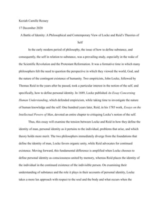 A Battle of Identity: A Philosophical and Contemporary View of Locke ...