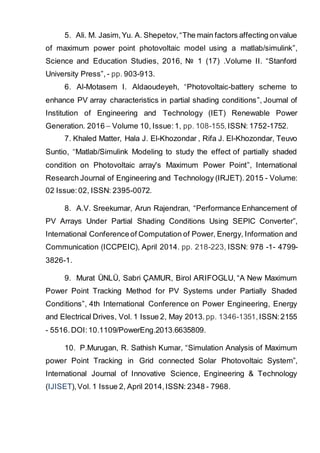 Maximum Power Point Tracking Method for Single Phase Grid Connected PV ...