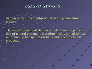 SYNGAS production | PPT