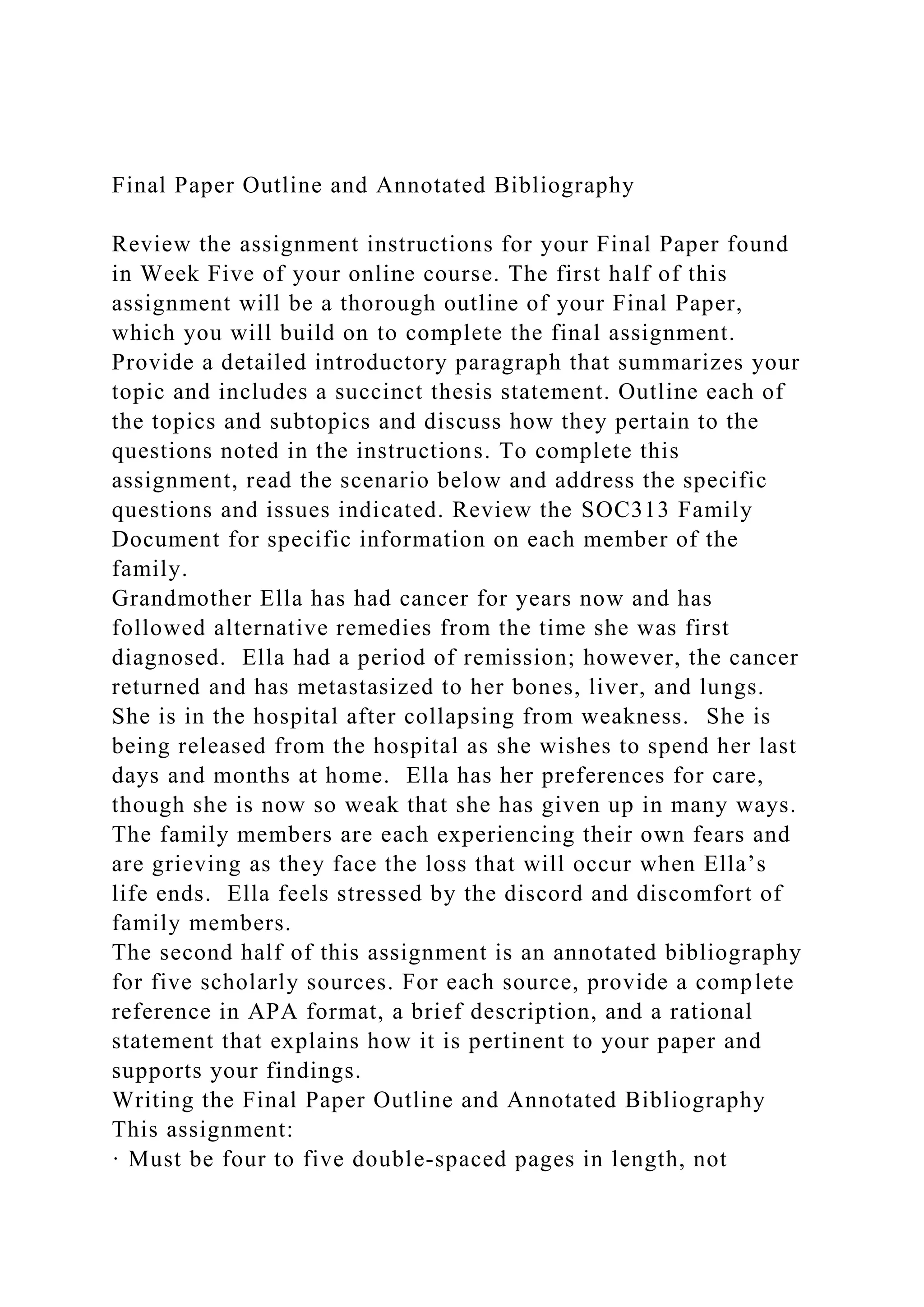 Final Paper Outline and Annotated BibliographyReview the assig.docx