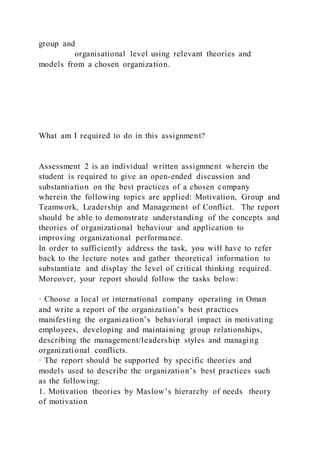 Final Paper OutlineRead the assignment instructions for the Fina | DOCX