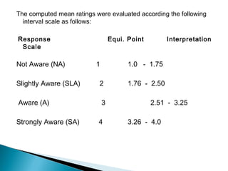 Awareness on Outcome-based education among Marine Transportation ...