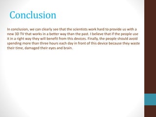 Final paper presentation | PPTX | 3-D Graphics | Computer Software and ...