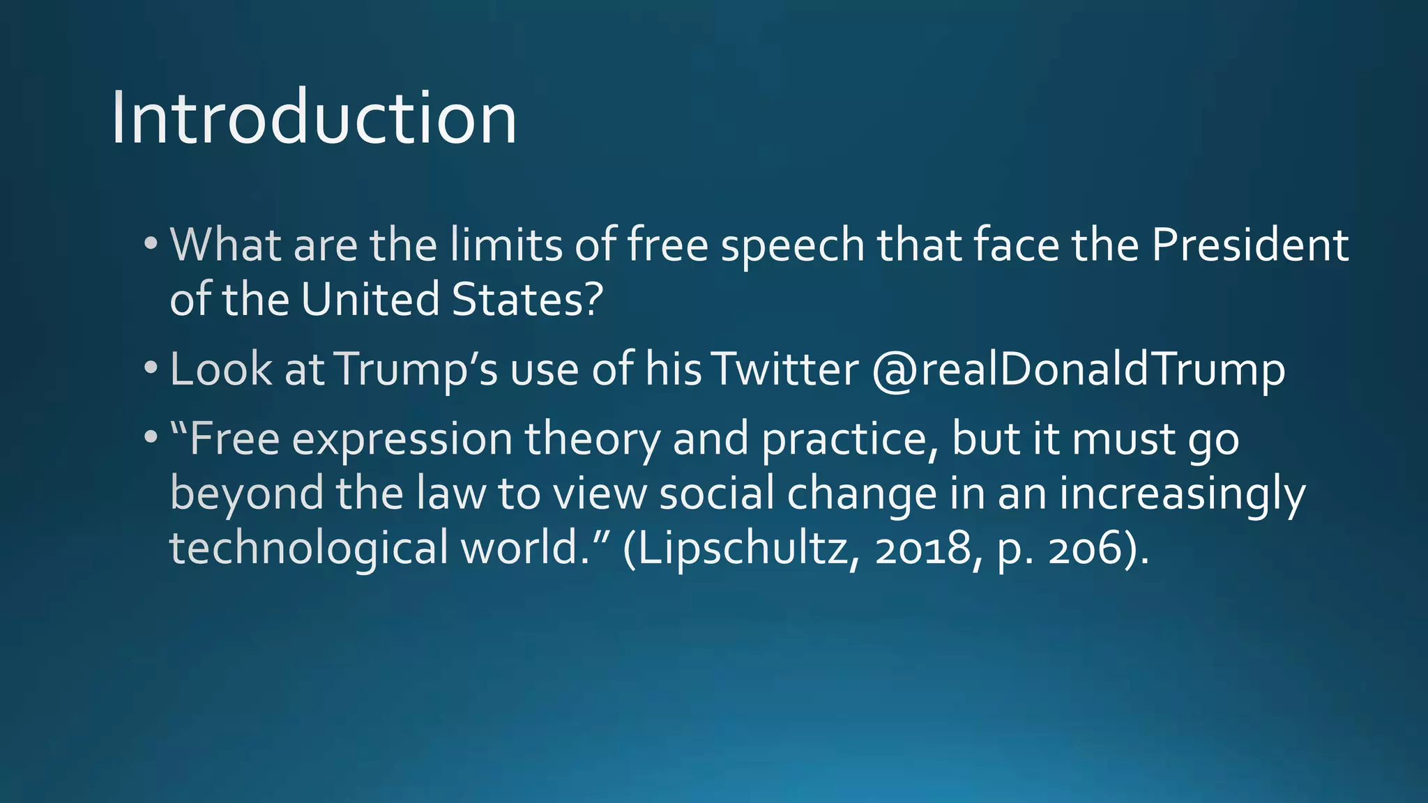 Communication Law and Policy Final Presentation | PPT