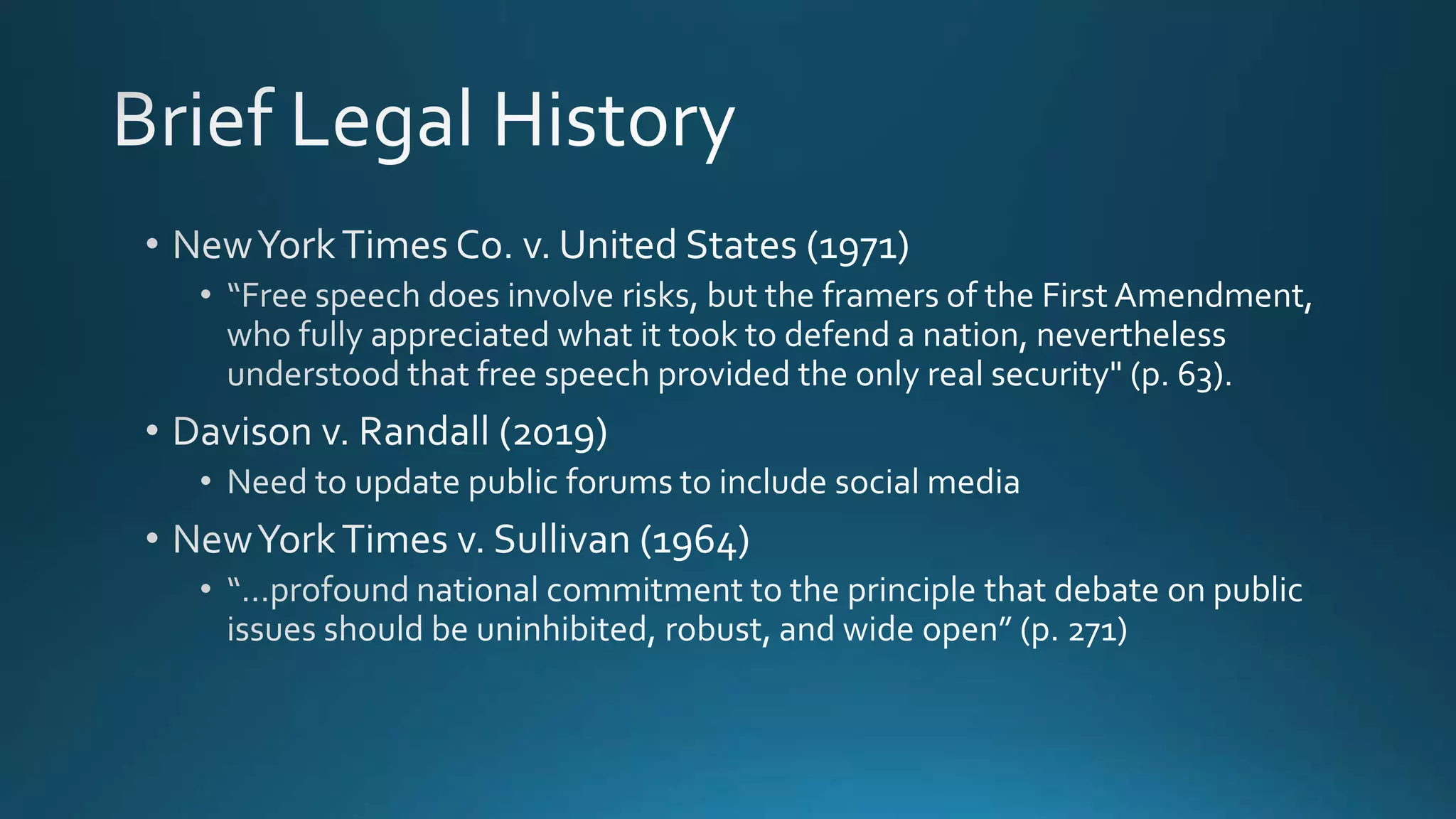 Communication Law and Policy Final Presentation | PPT