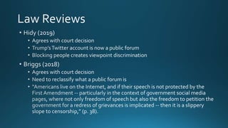 Communication Law and Policy Final Presentation | PPT