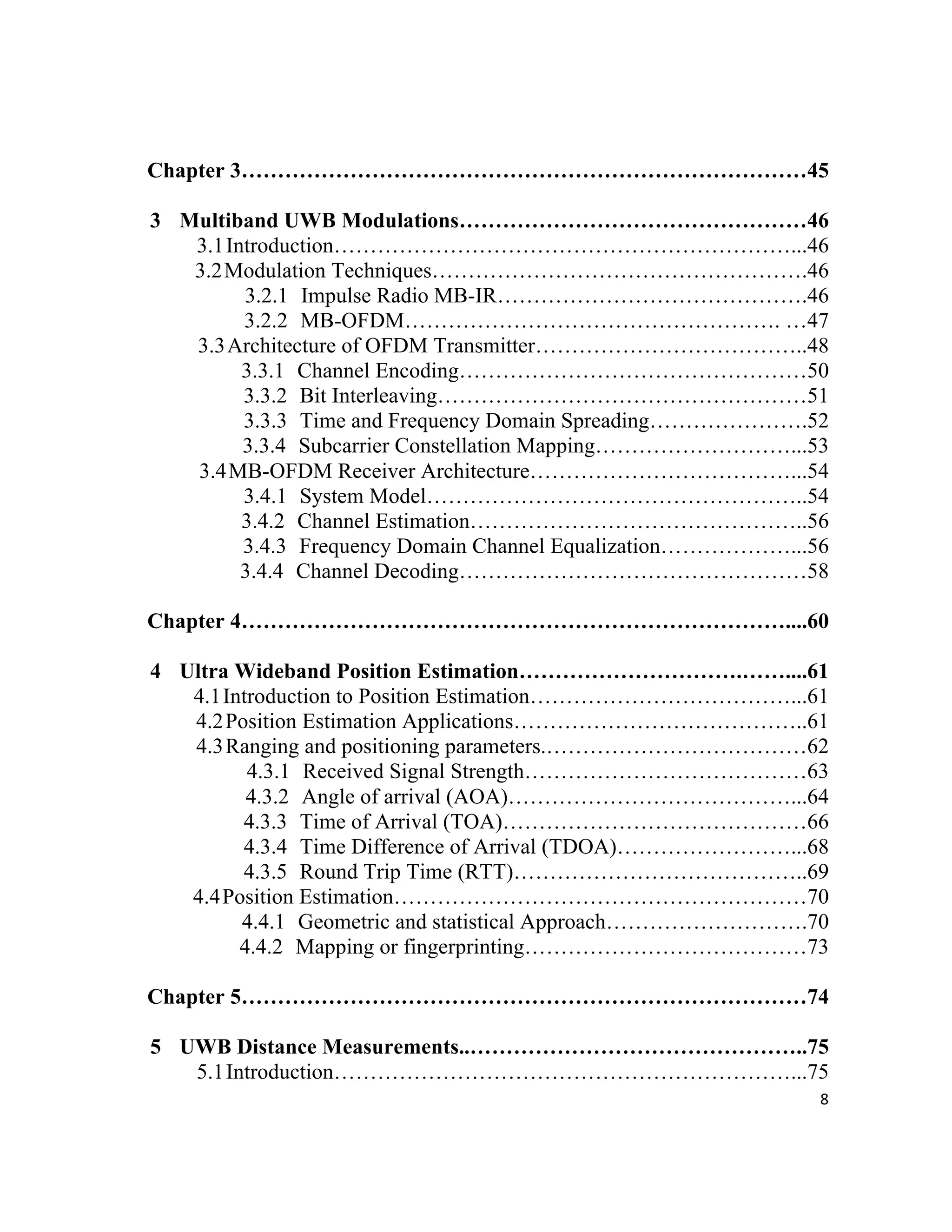 Distance Measurements using Ultra Wide-Band (UWB) | PDF
