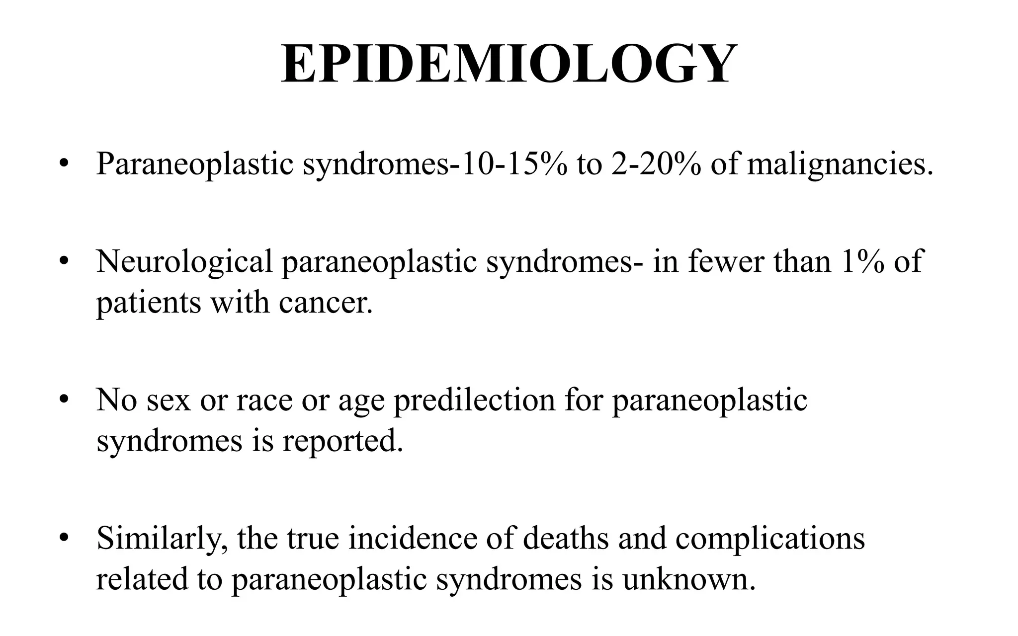 Final paraneoplastic syndromes | PPT