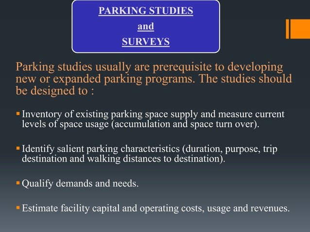 parking problems in metro cities | PPTX