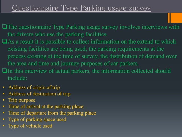 parking problems in metro cities | PPTX