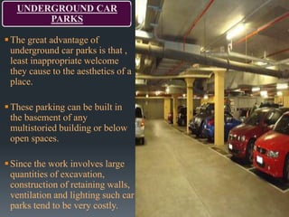 Parking Problems in Metro cities and their Effecient Handling | PPTX