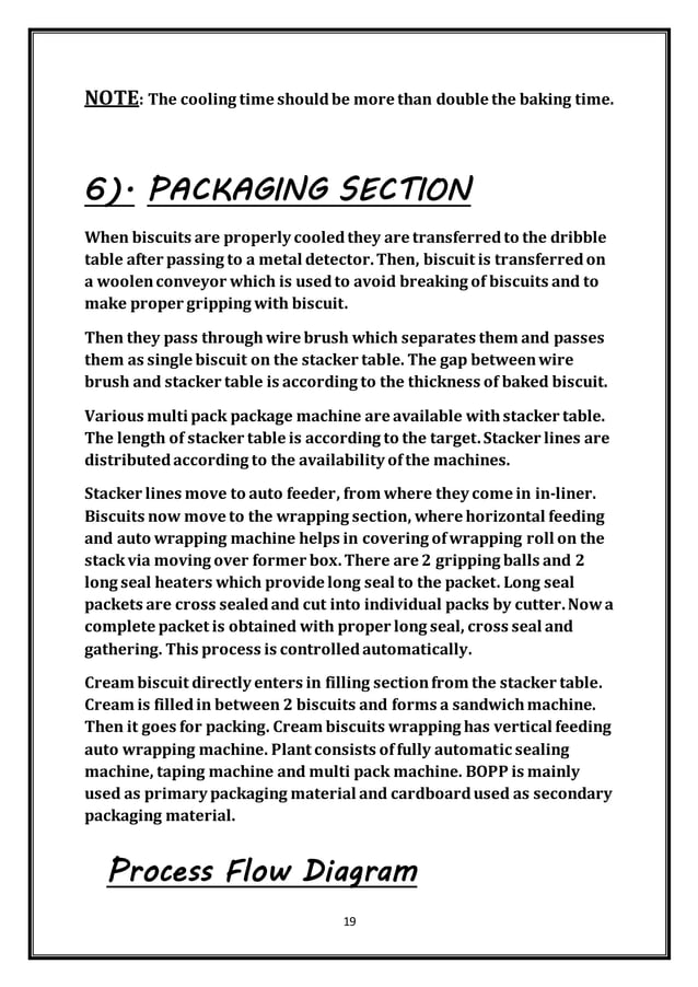 Report on industrial training at Parle Biscuits | DOCX | Desserts and ...