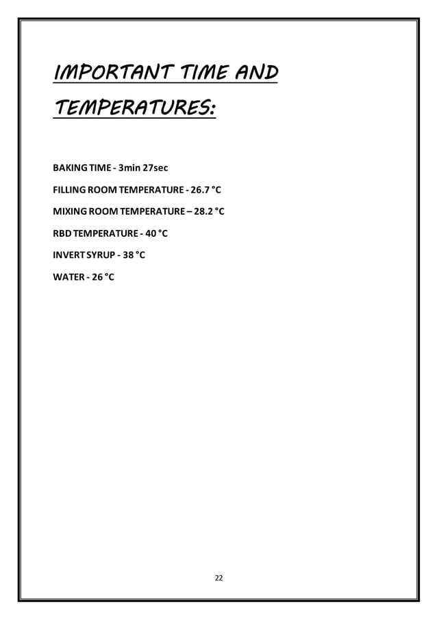 Report on industrial training at Parle Biscuits | DOCX | Desserts and ...