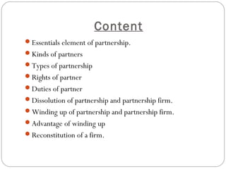Partnership Act | PPT