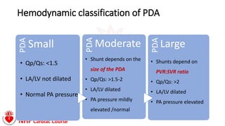 Patent Ductus Arteriosus: Clinical manifestation and Diagnosis | PPT