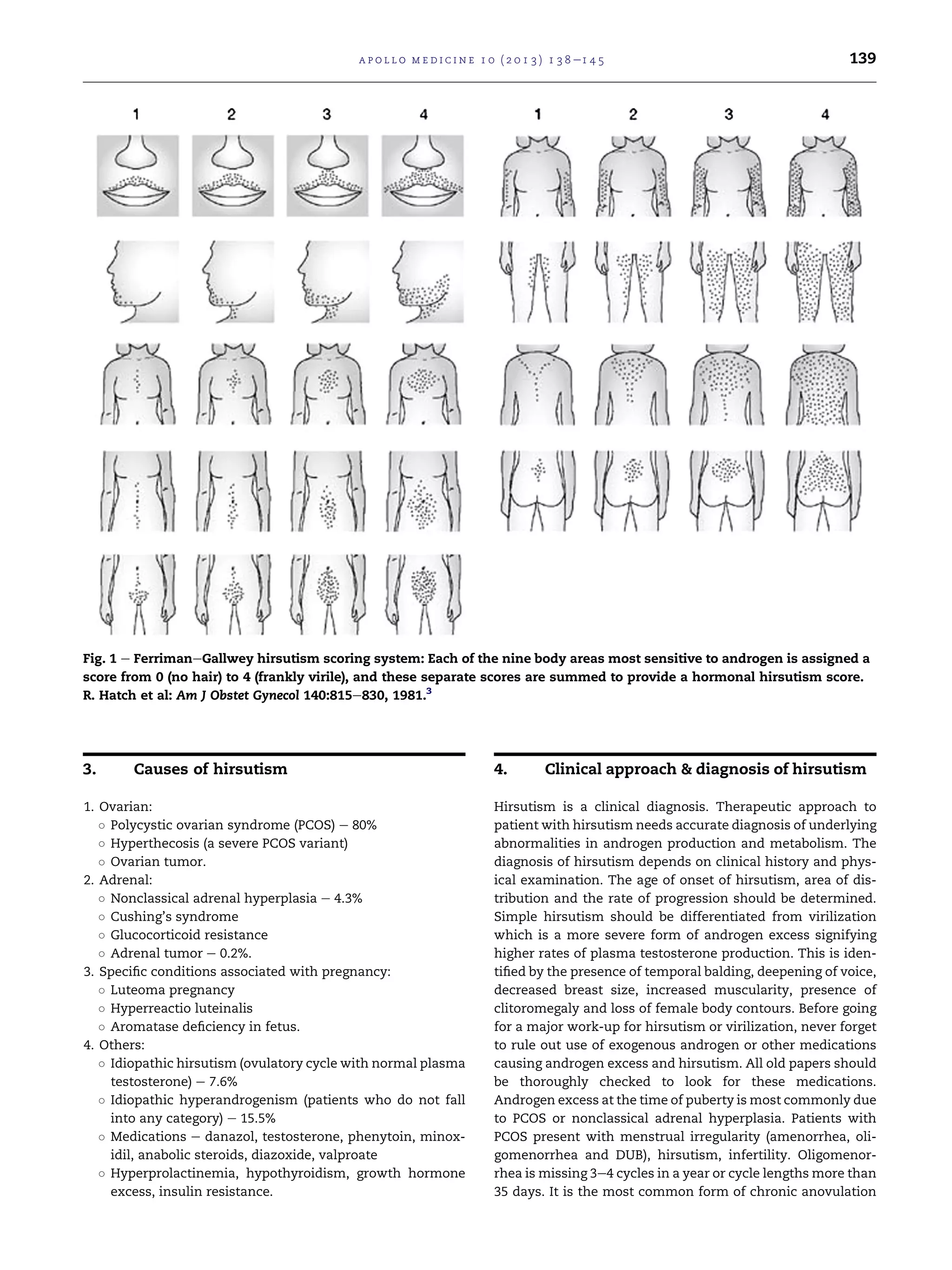 Evaluation and Treatment of Hirsutism | PDF